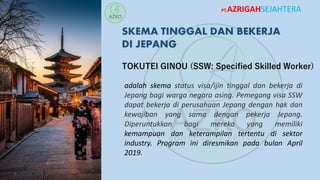 Presentasi Peluang Kerja di Japan oleh LPK AZKO | PDF