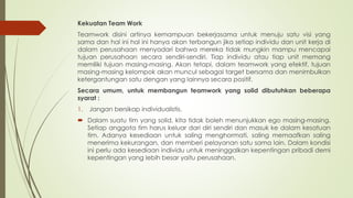 Bekerjasama Dalam Team | PPTX