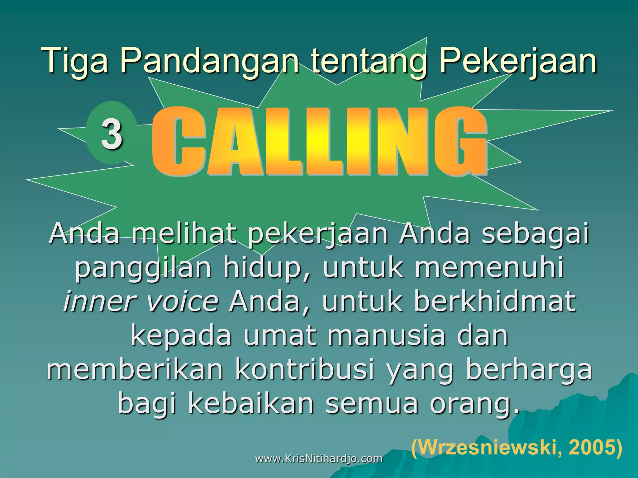 Bekerja sebagai Ibadah 3 | PPTX