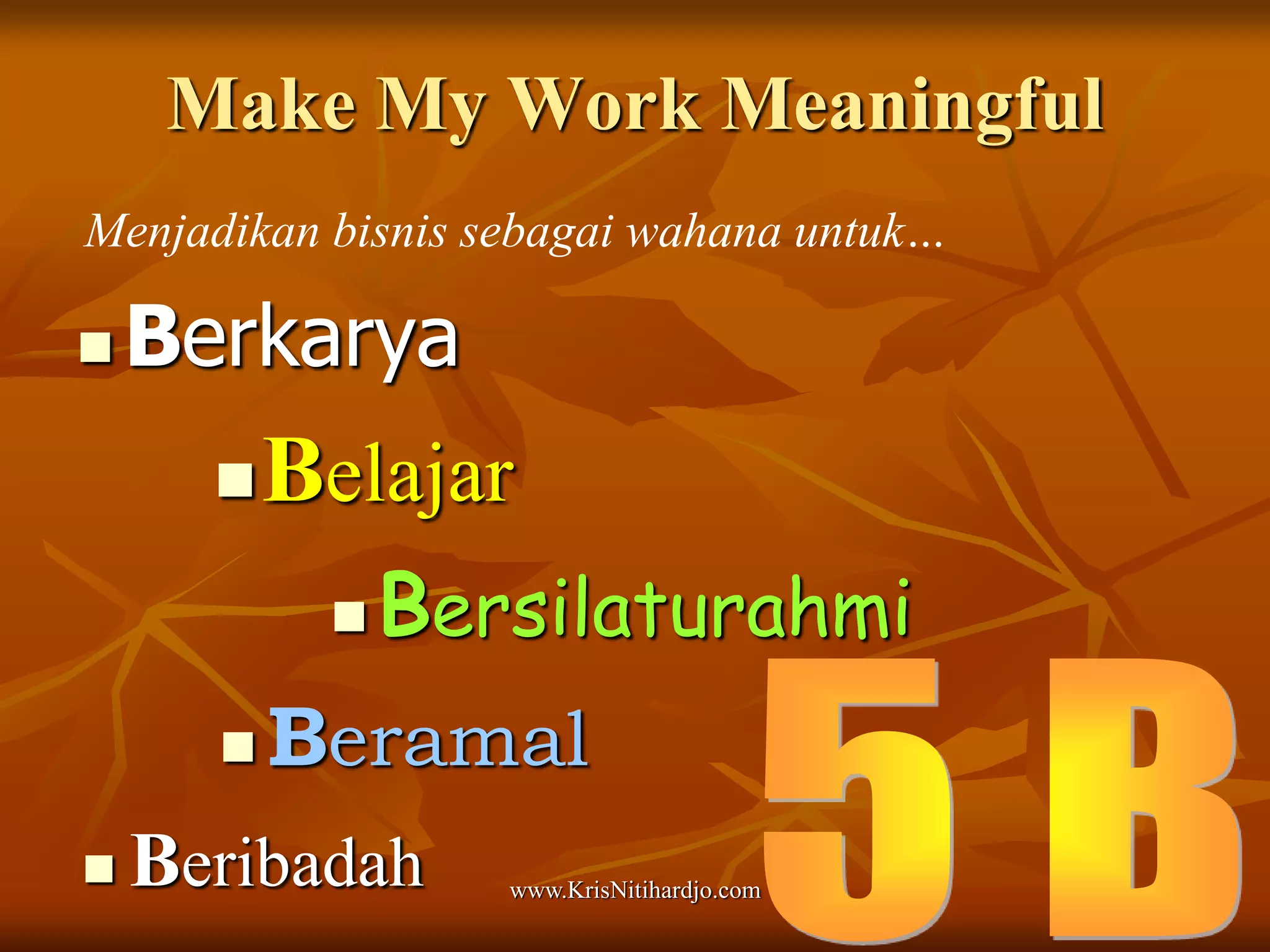 Bekerja sebagai Ibadah 3 | PPTX