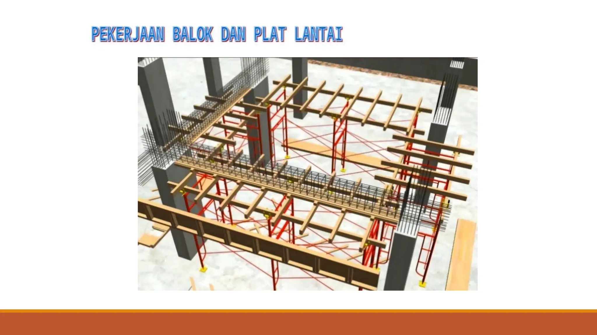 Bekisting Bangunan Gedung, Kolom, Balok, dan Pelat Lantai | PDF