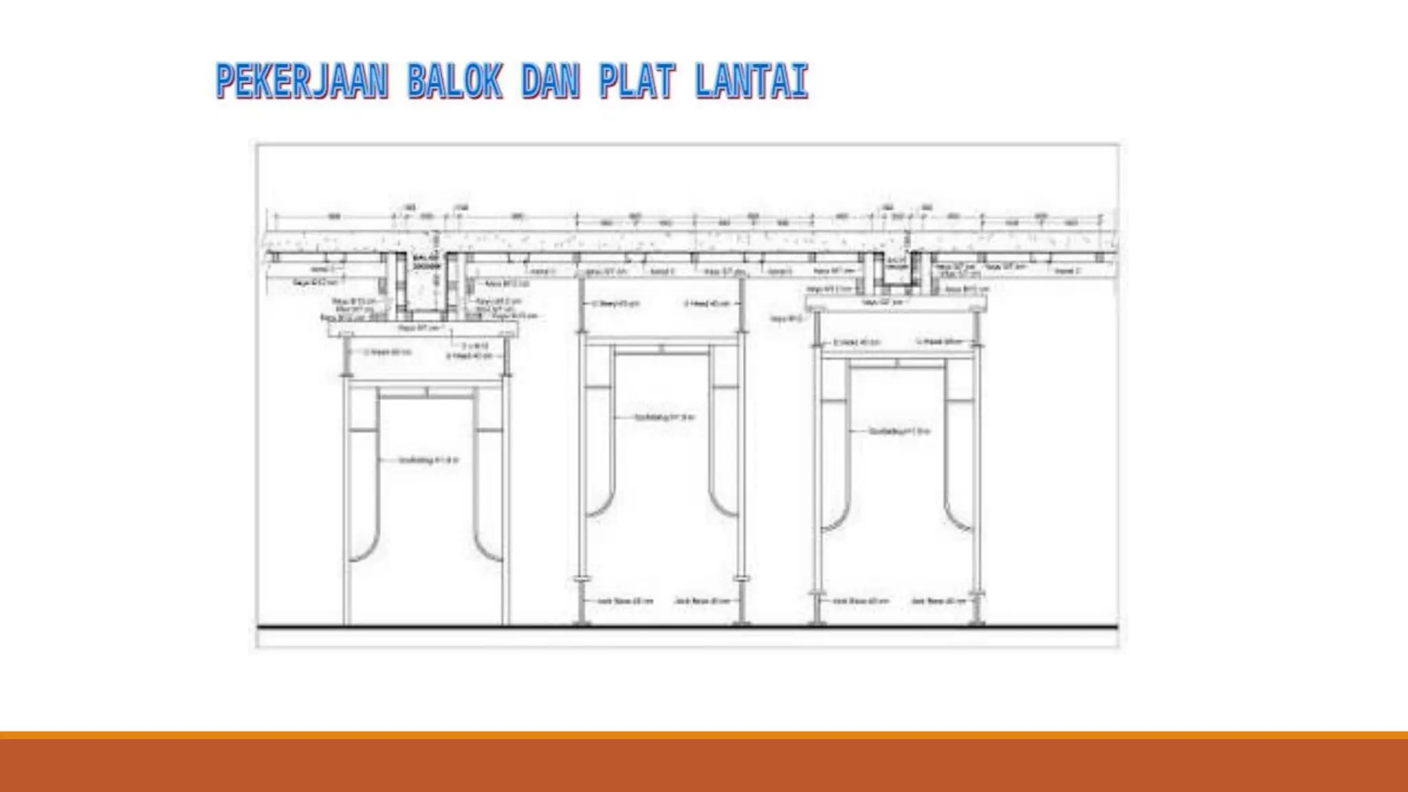 Bekisting Bangunan Gedung, Kolom, Balok, dan Pelat Lantai | PDF