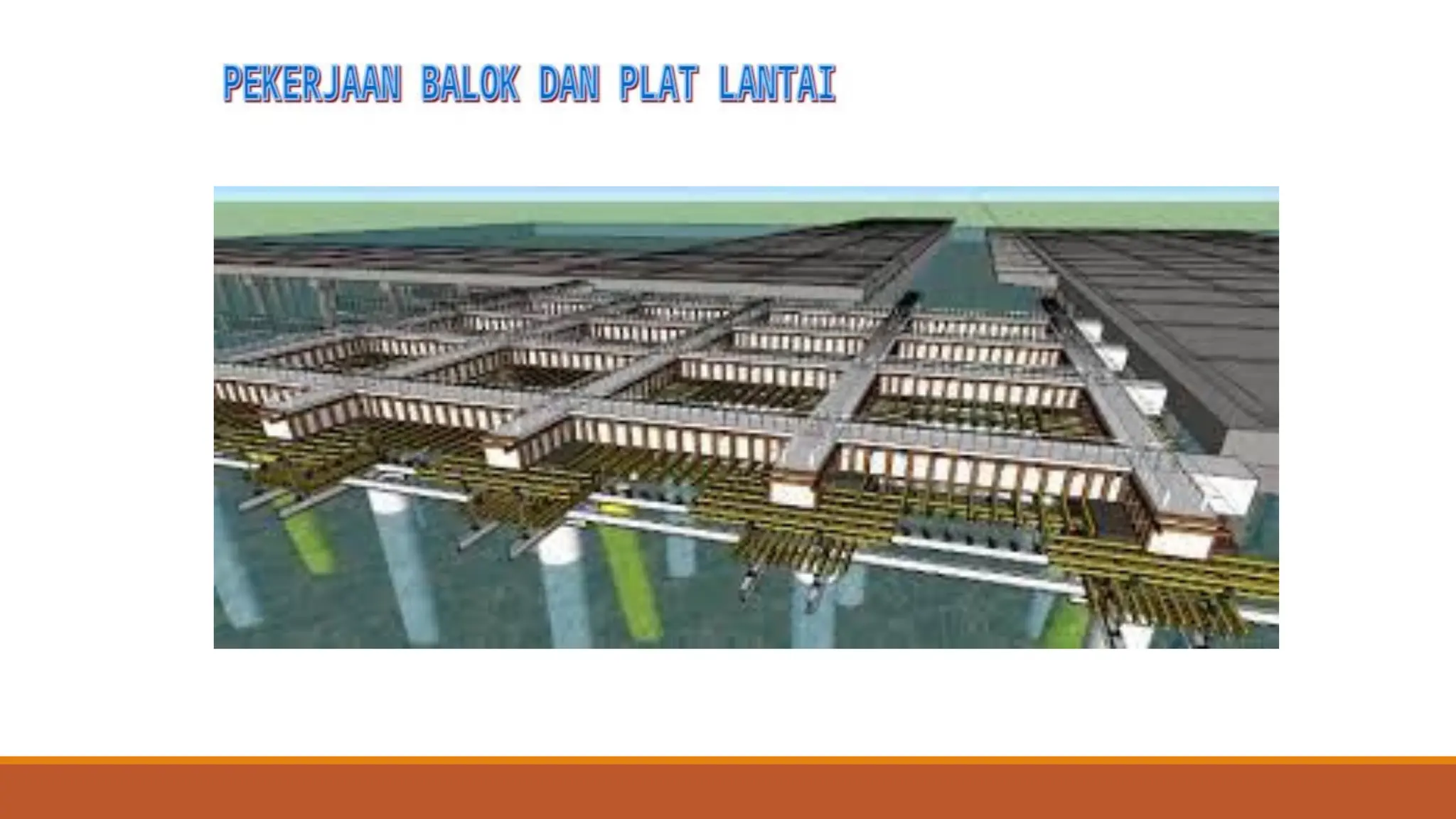 Bekisting Bangunan Gedung, Kolom, Balok, dan Pelat Lantai | PDF
