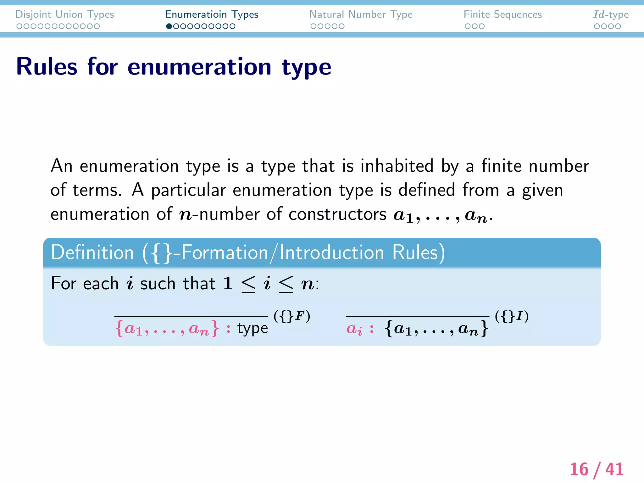 ESSLLI2016 DTS Lecture Day 4-2: More Dependent Types | PPT