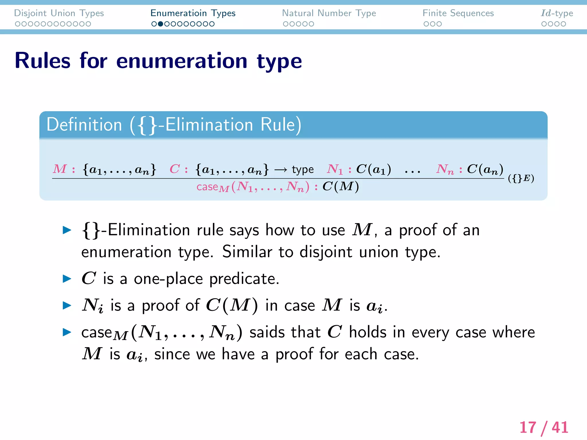 ESSLLI2016 DTS Lecture Day 4-2: More Dependent Types | PPT