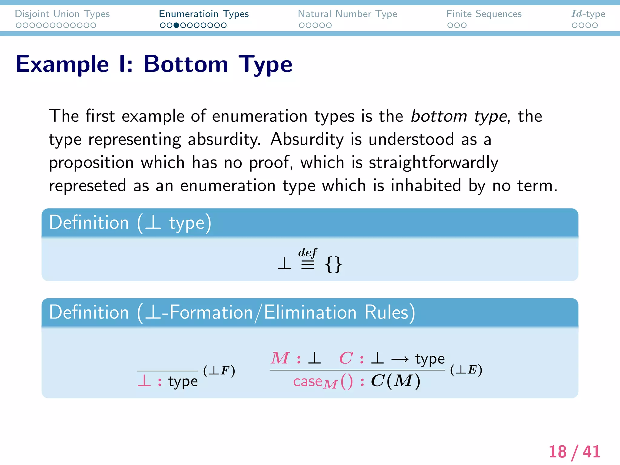 ESSLLI2016 DTS Lecture Day 4-2: More Dependent Types | PPT