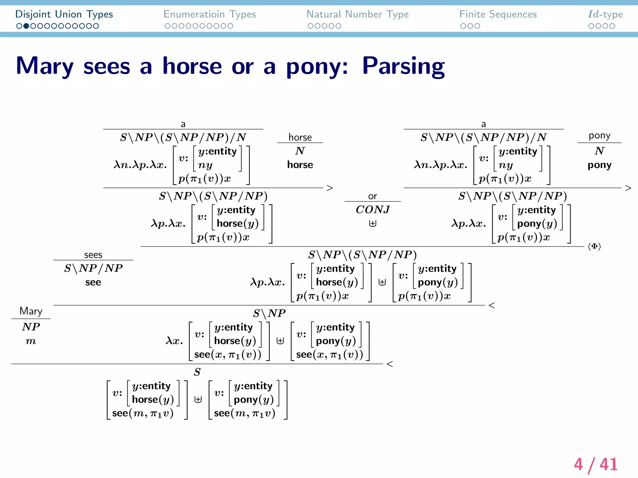 ESSLLI2016 DTS Lecture Day 4-2: More Dependent Types | PPT