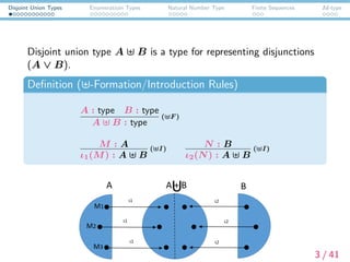 ESSLLI2016 DTS Lecture Day 4-2: More Dependent Types | PPT