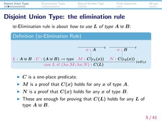 ESSLLI2016 DTS Lecture Day 4-2: More Dependent Types | PPT