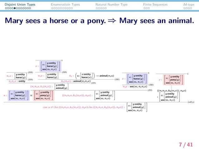 ESSLLI2016 DTS Lecture Day 4-2: More Dependent Types | PPT