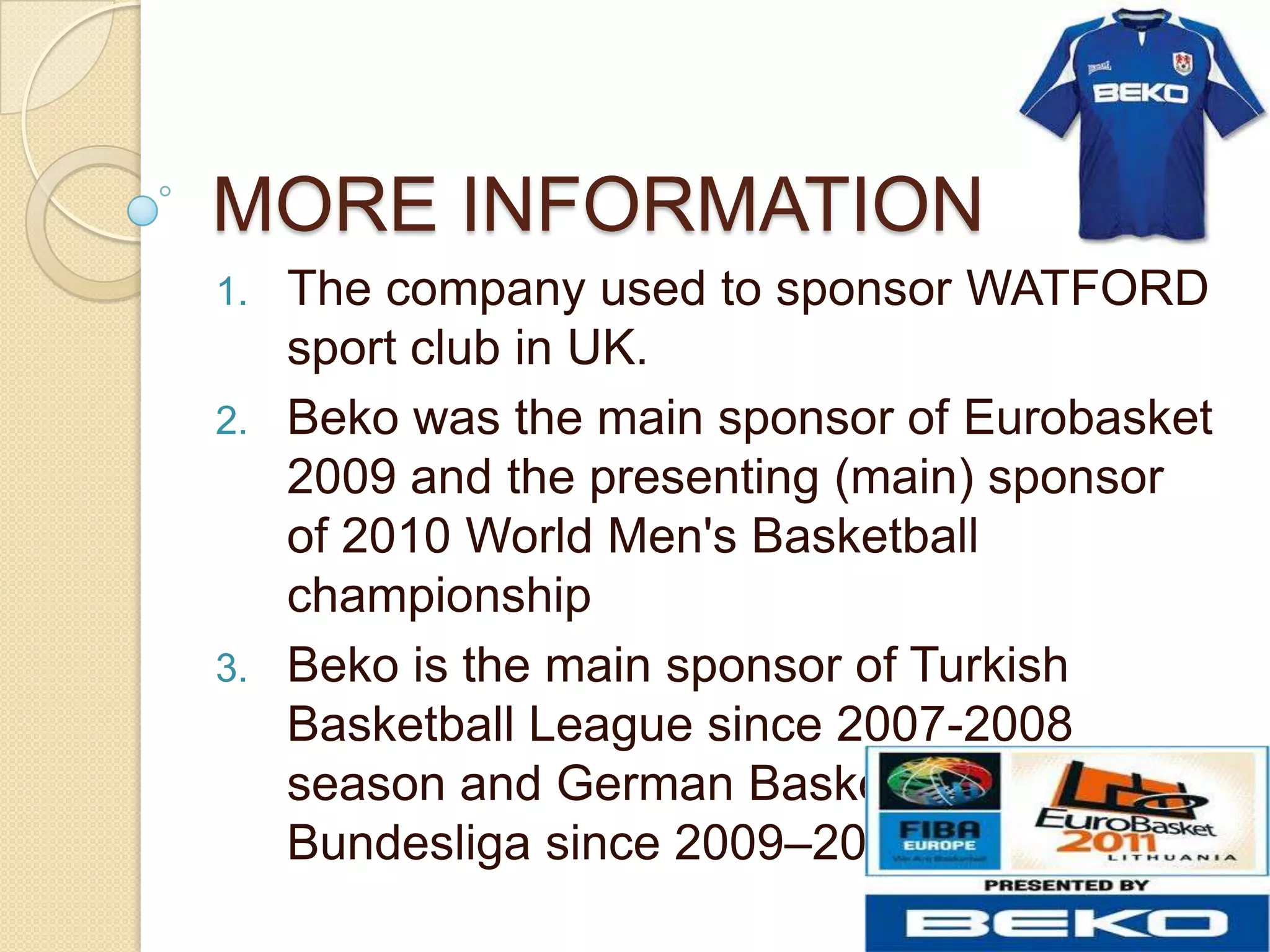 beko , turkish company | PPTX