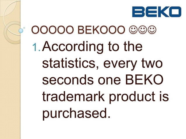 beko , turkish company | PPTX