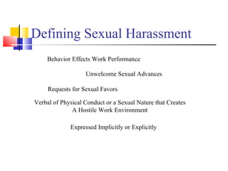 B E K P A Sexual Harassment | PPT