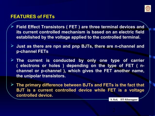 Bel 06 field effect transistor | PPT