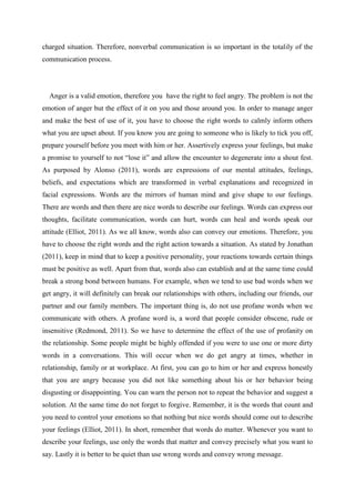 Term Paper - Managing Anger | DOCX