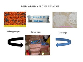 Belacan merupakan sejenis bahan masakan yang diperbuat daripada | PPTX
