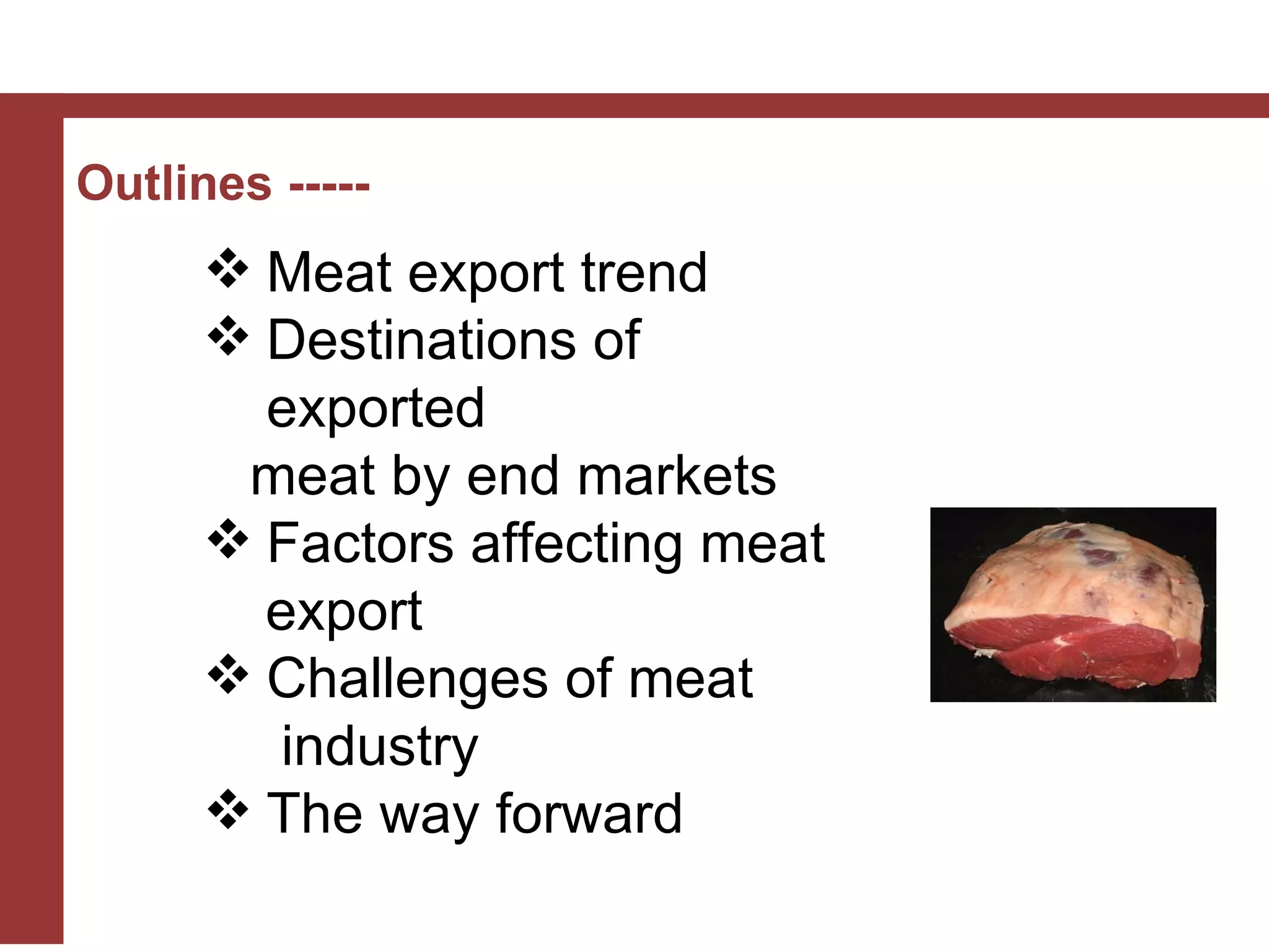 Ethiopian Meat Export Operators and Facilities | PPT | Food Industry ...
