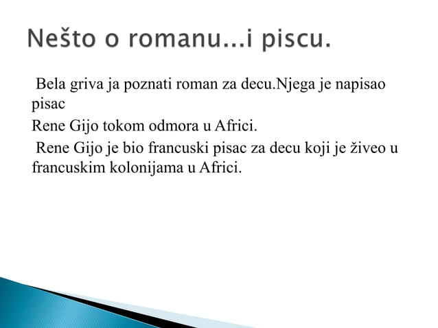 Bela griva | PPT