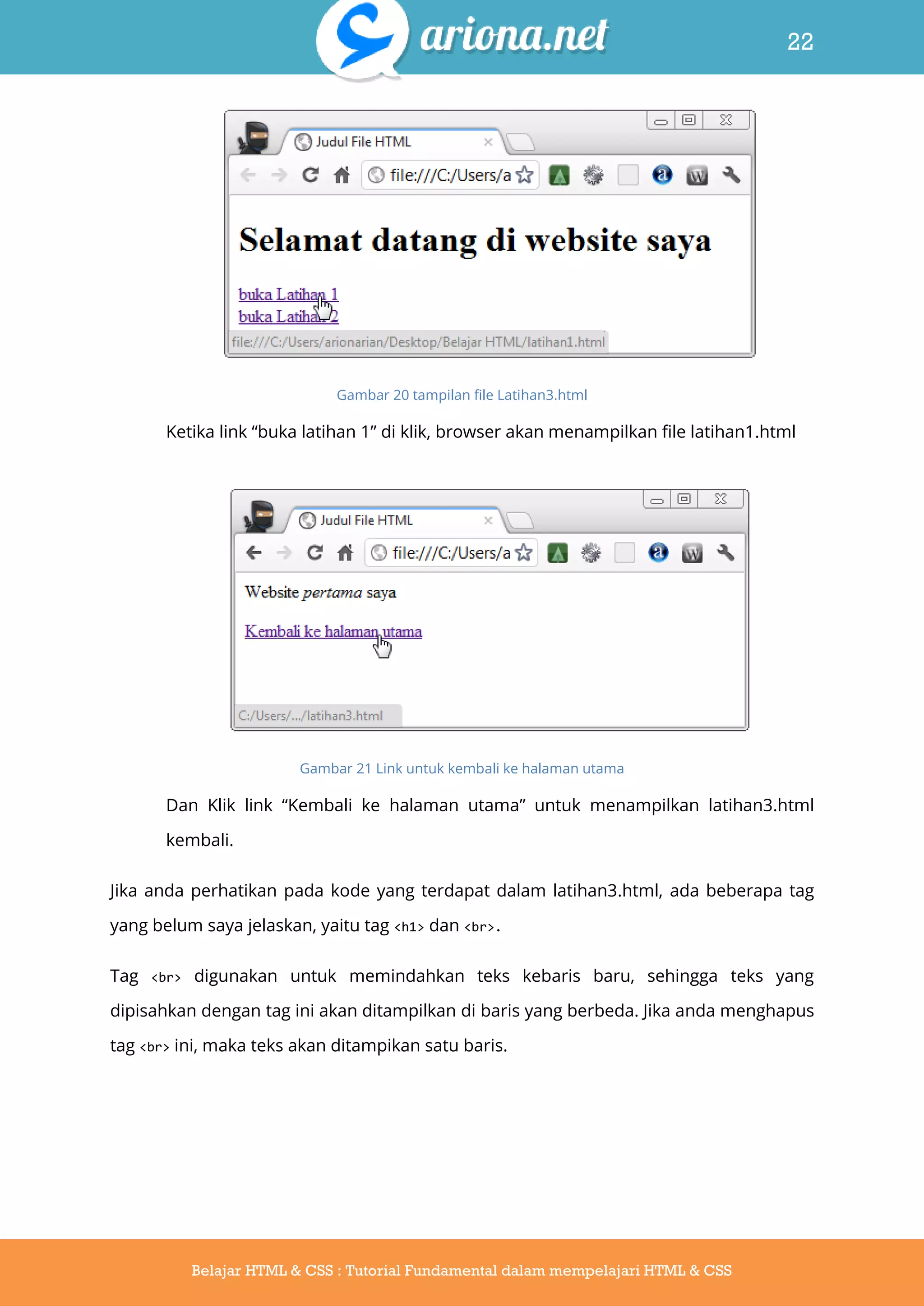 Belajar Html Dan Css Tutorial Fundamental Dalam Mempelajari Html Dan Css Pdf