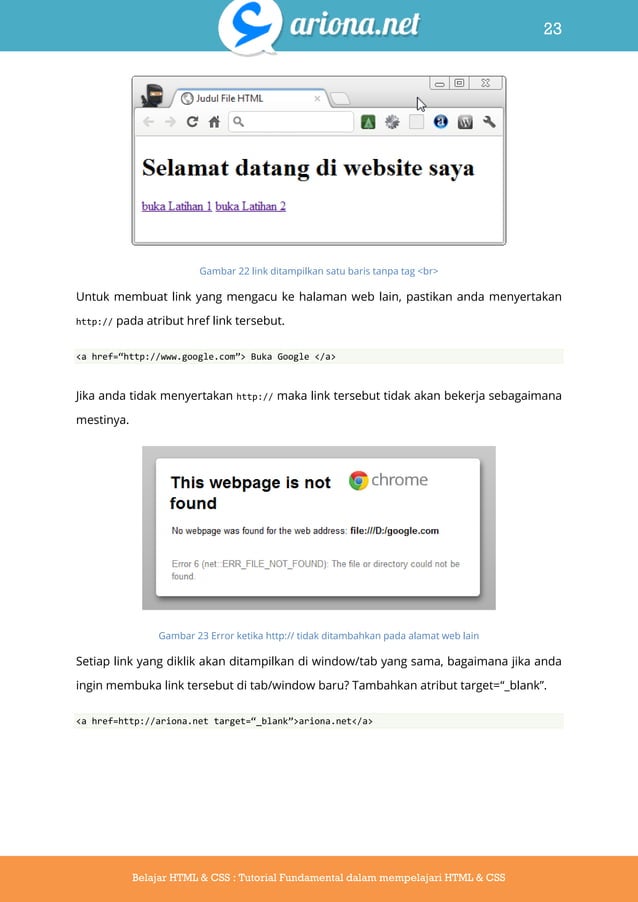 Belajar Html Dan Css Tutorial Fundamental Dalam Mempelajari Html Dan Css Pdf