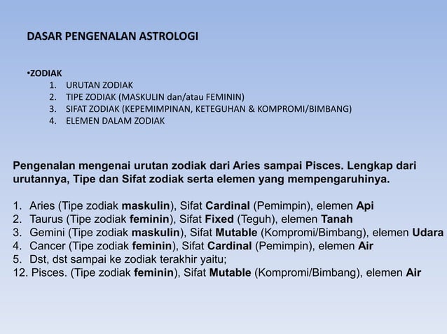 Belajar Astro Ppt 