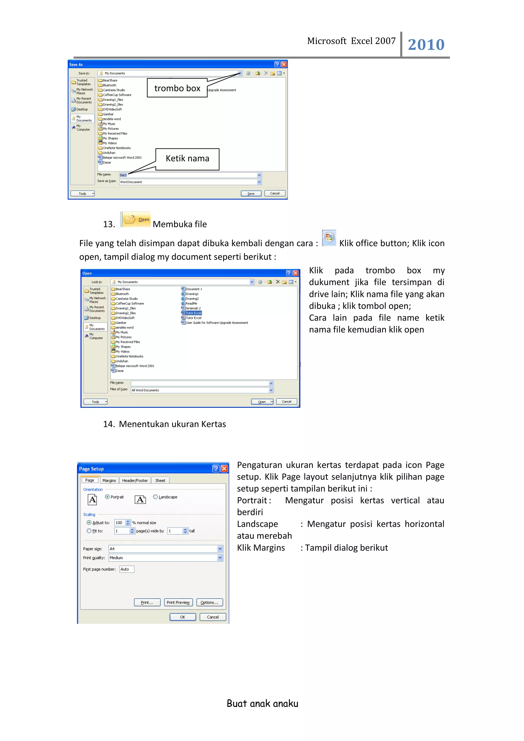 Belajar dasar-dasar-microsoft-excel-2007 | PDF | Free Download