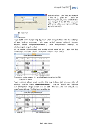 Belajar dasar-dasar-microsoft-excel-2007 | PDF