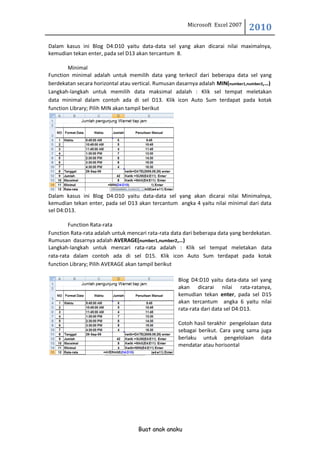 Belajar dasar-dasar-microsoft-excel-2007 | PDF