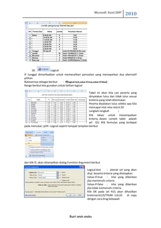 Belajar dasar-dasar-microsoft-excel-2007 | PDF