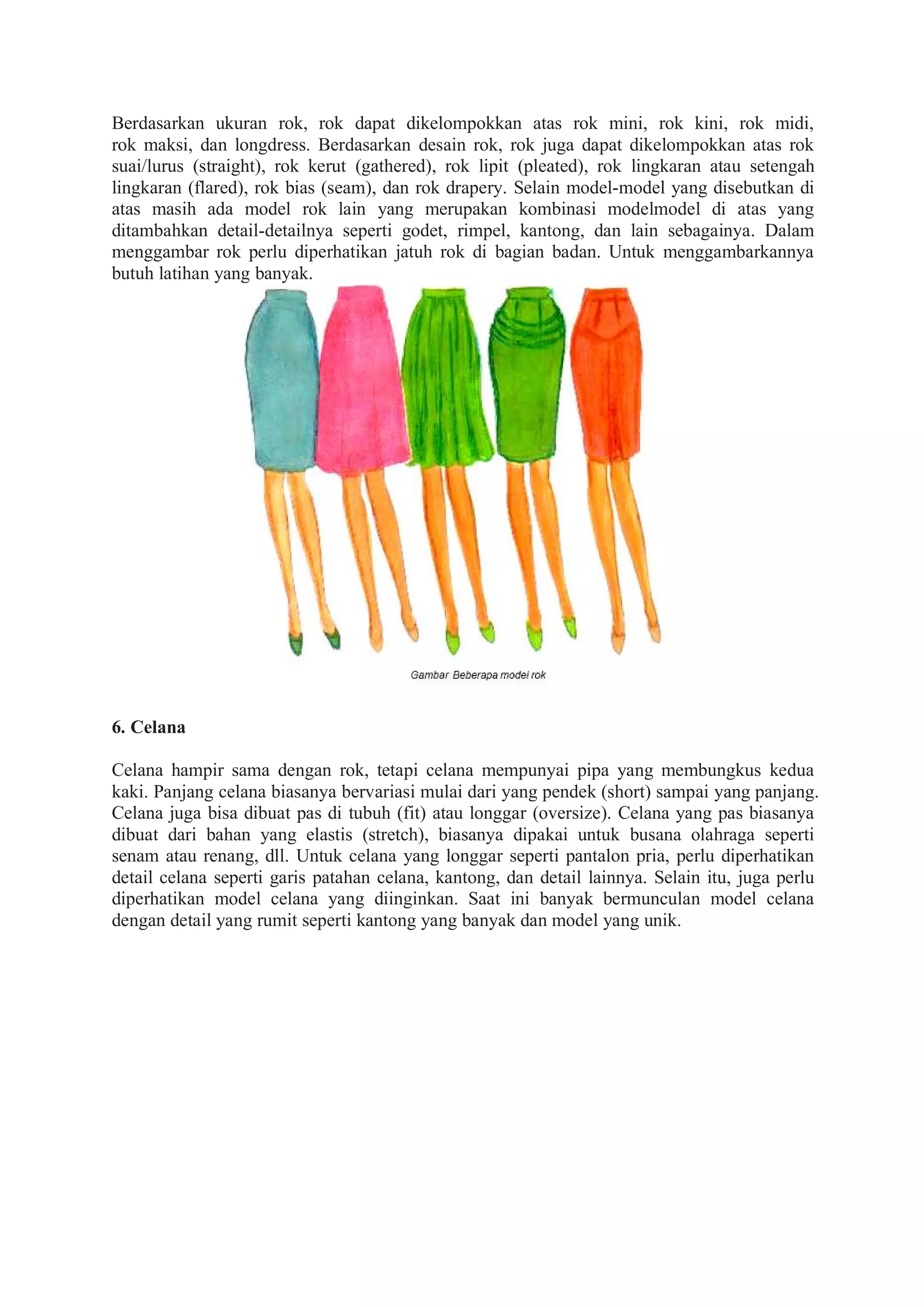 Belajar Desain Busana Dasar Lengkap | PDF