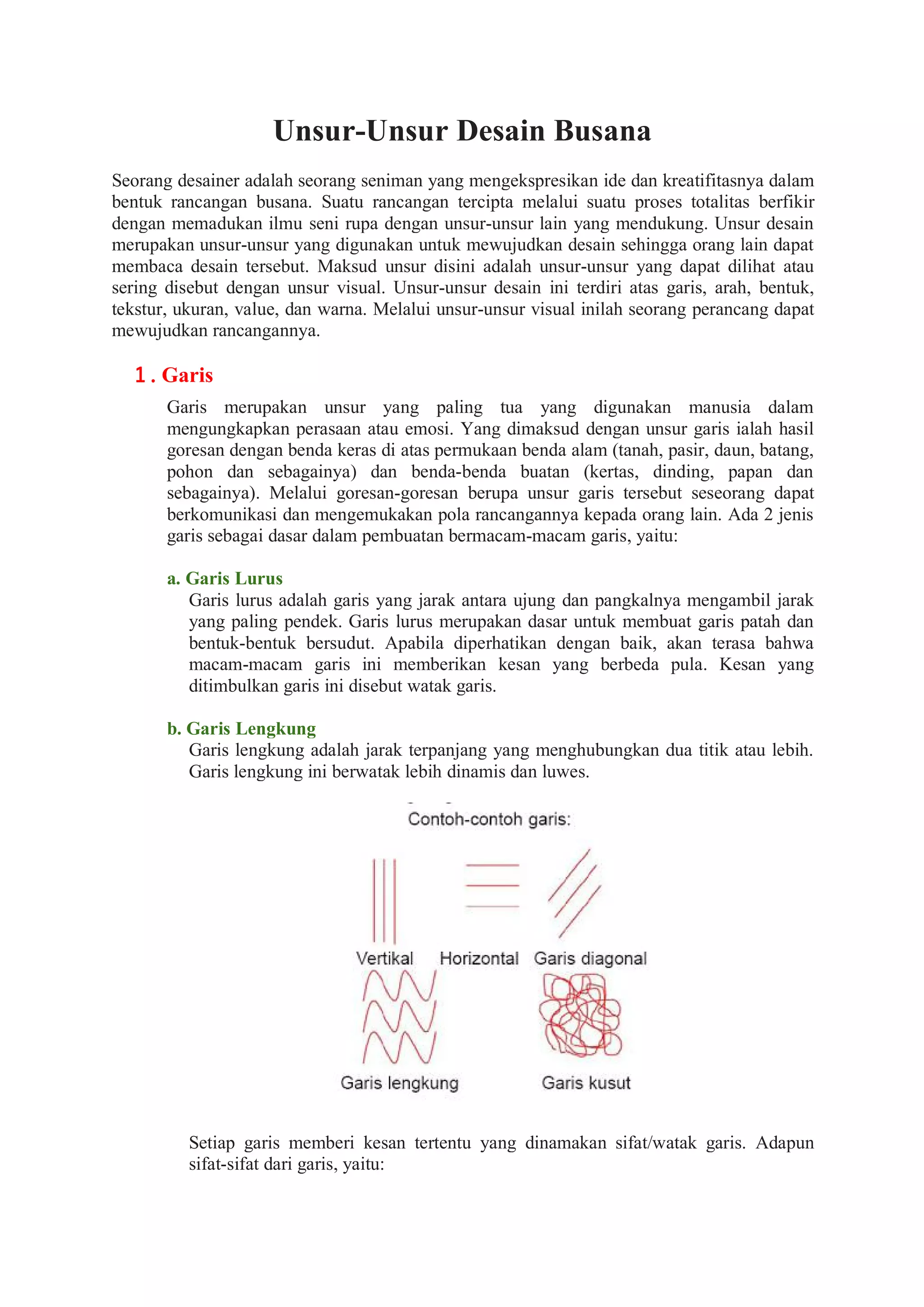 Belajar Desain Busana Dasar Lengkap | PDF