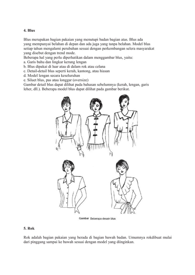 Belajar Desain Busana Dasar Lengkap | PDF