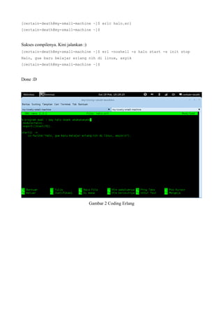 Belajar erlang-di-linux | PDF
