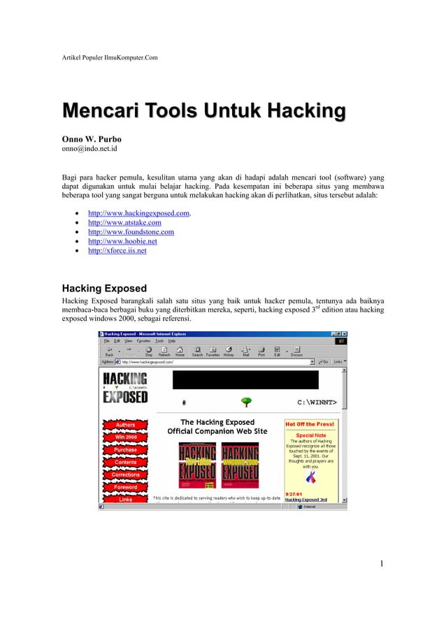 Belajar hecker | PDF