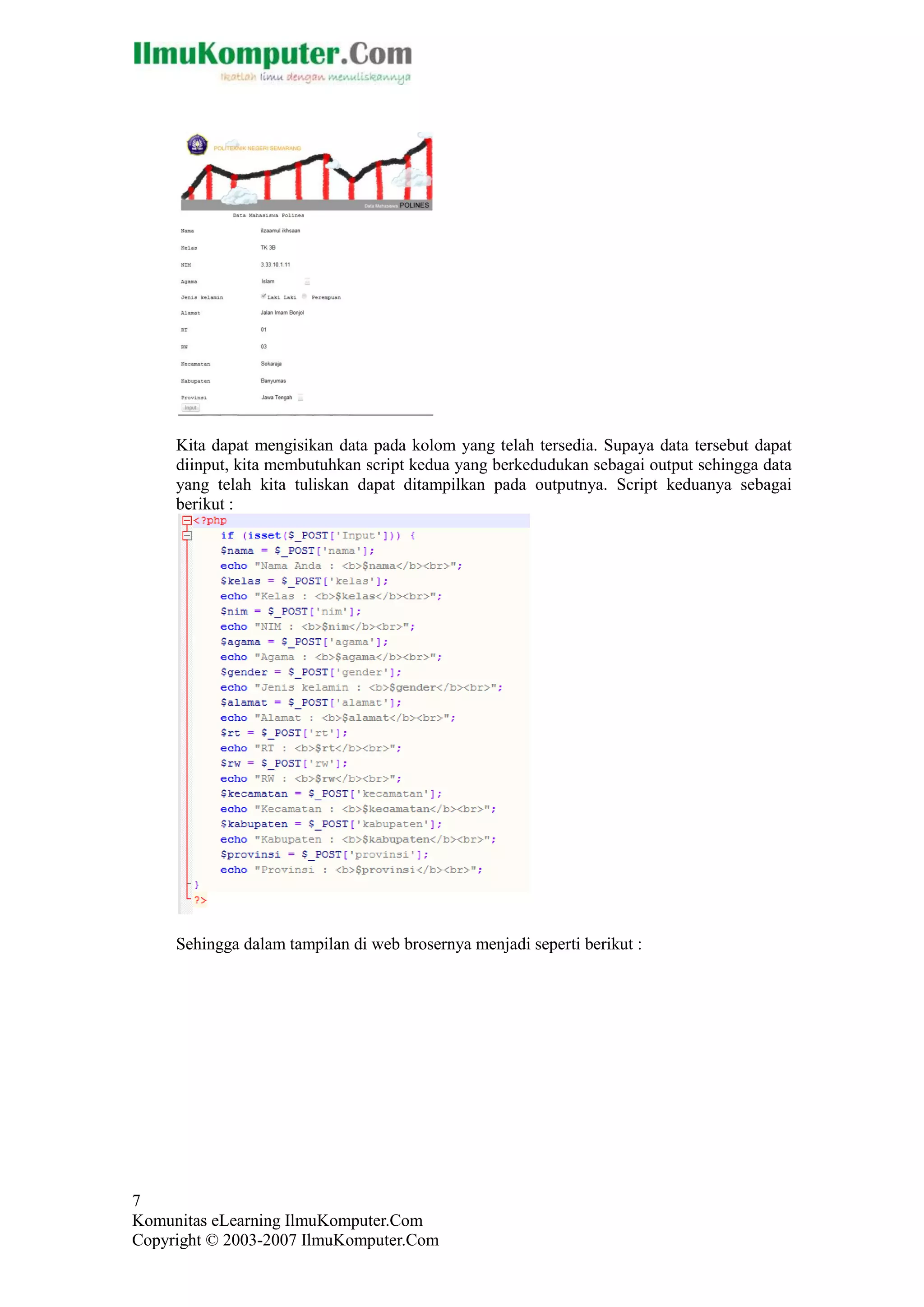 Belajar htmlphp-dan-my sql | PDF