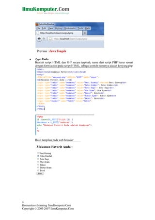 Belajar htmlphp-dan-my sql | PDF