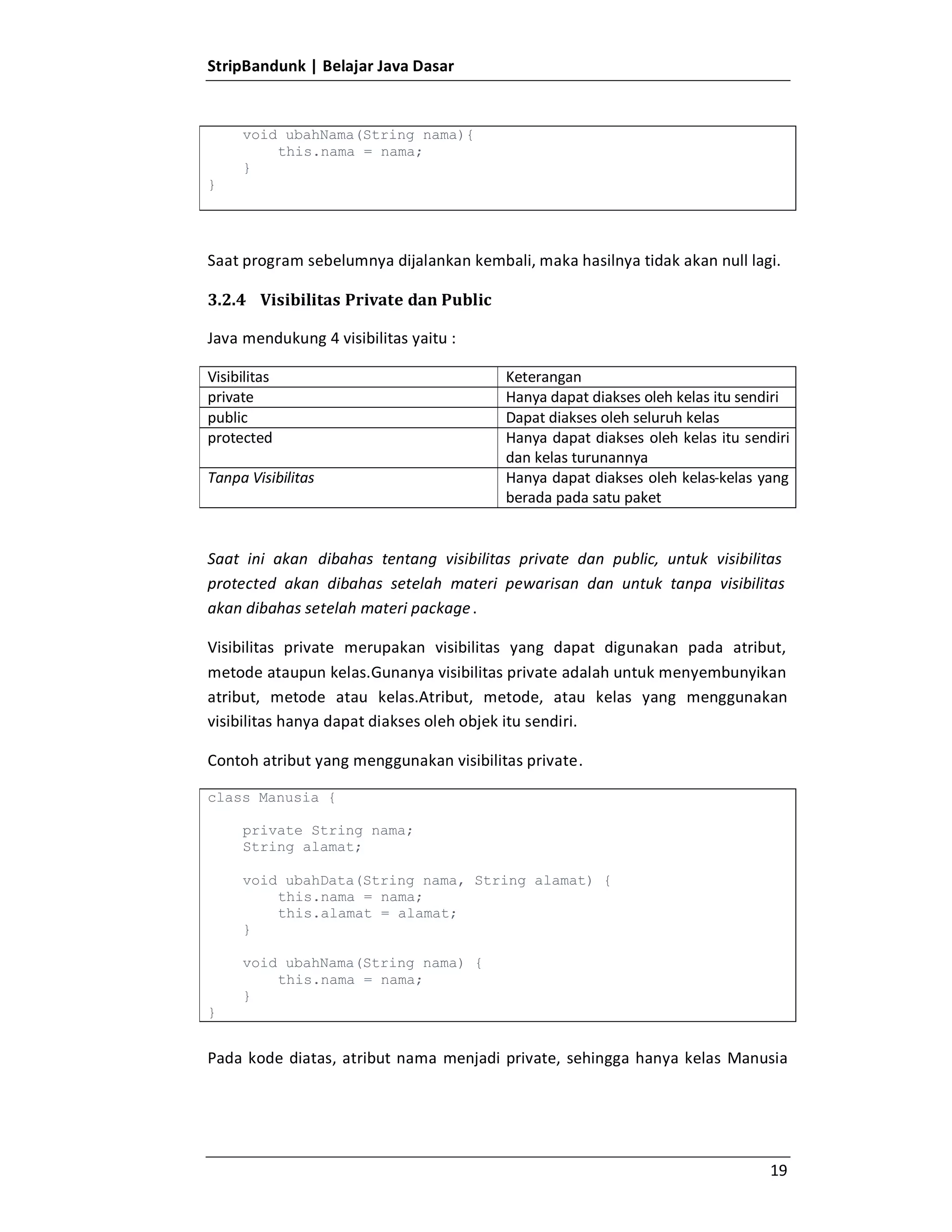 Belajar Java Dasar | PDF