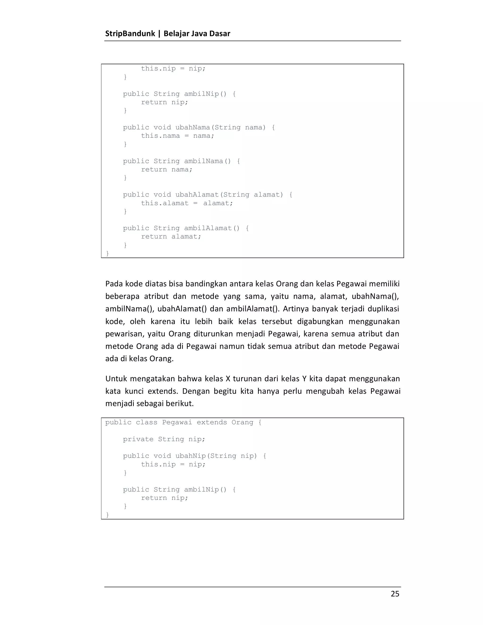 Belajar Java Dasar | PDF