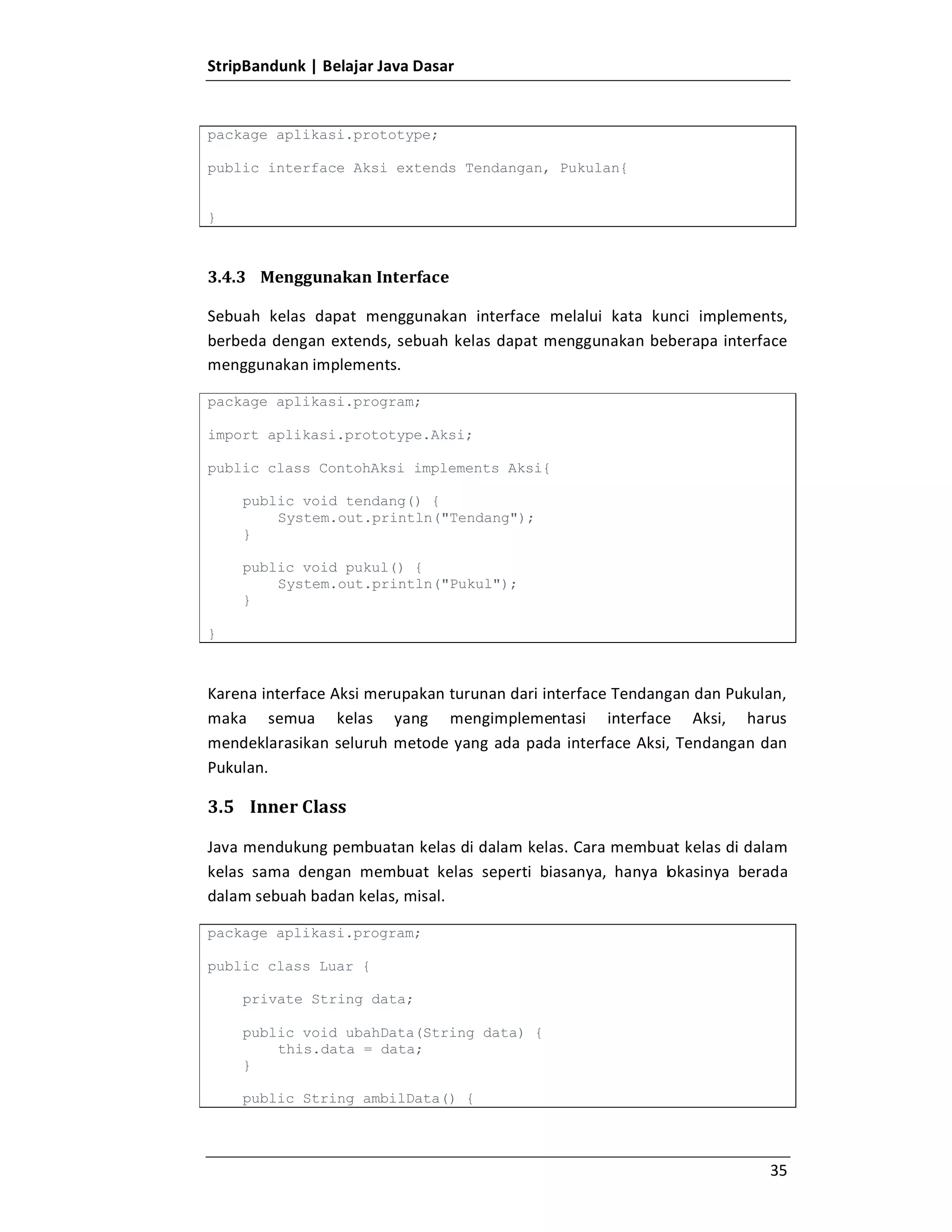 Belajar Java Dasar | PDF