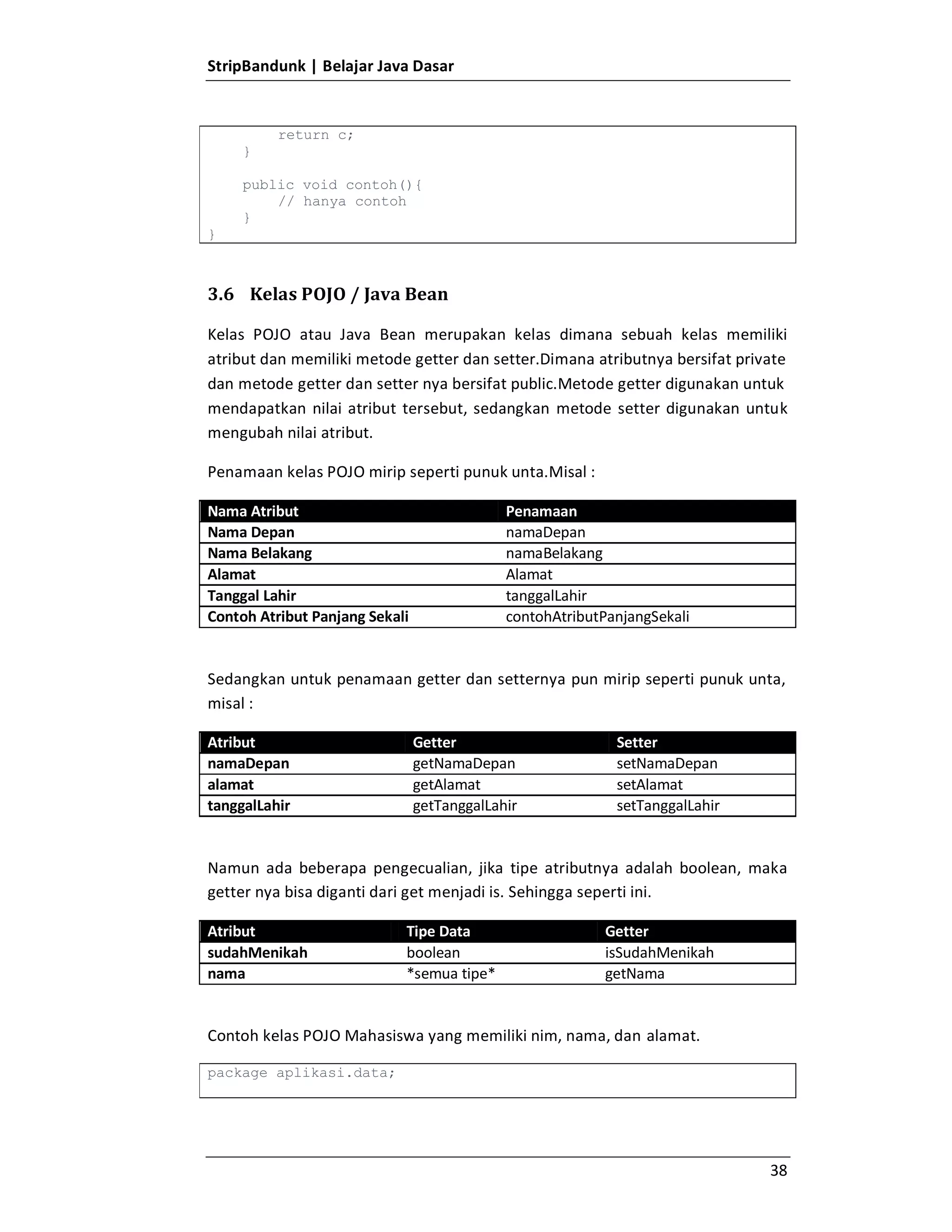 Belajar Java Dasar | PDF