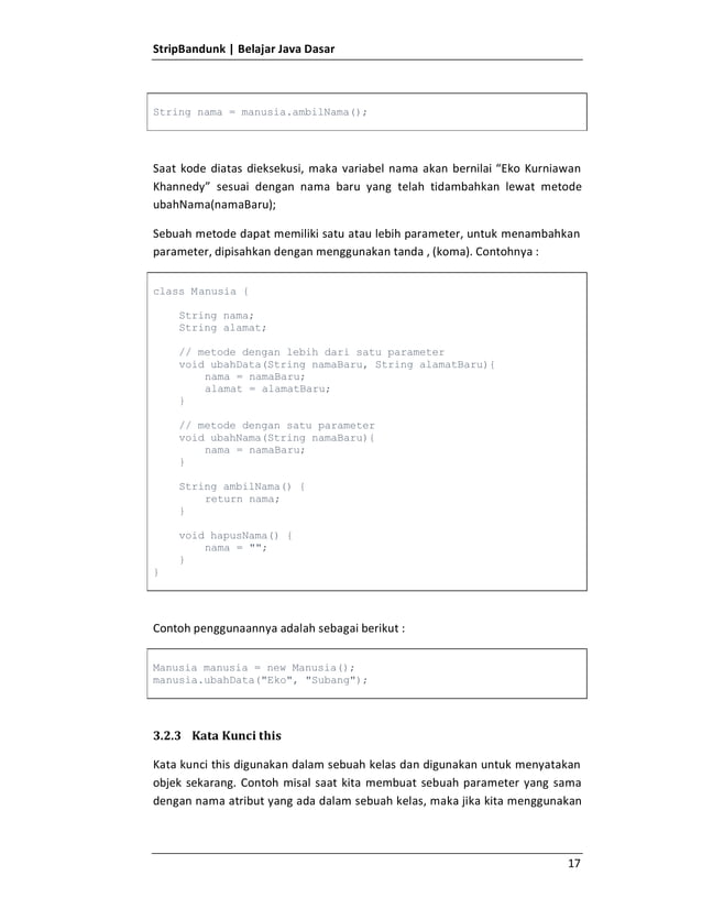 Belajar Java Dasar | PDF