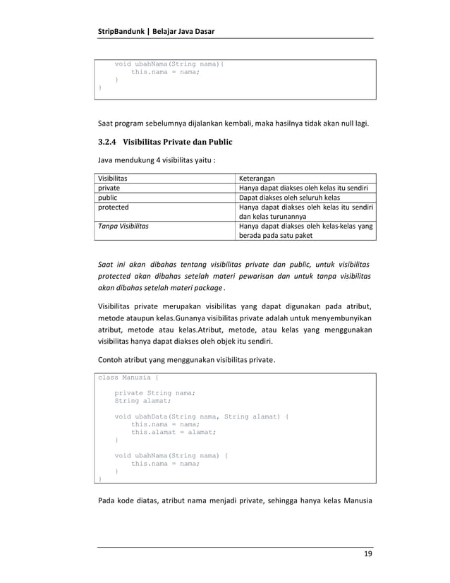Belajar Java Dasar | PDF