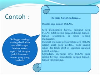 Belajar membuat diri kamu bermanfaat | PPT