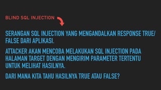 Belajar Menghindari SQL Injection dengan Simulasi | PPT | Free Download
