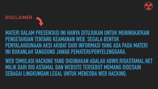 Belajar Menghindari SQL Injection dengan Simulasi | PPT