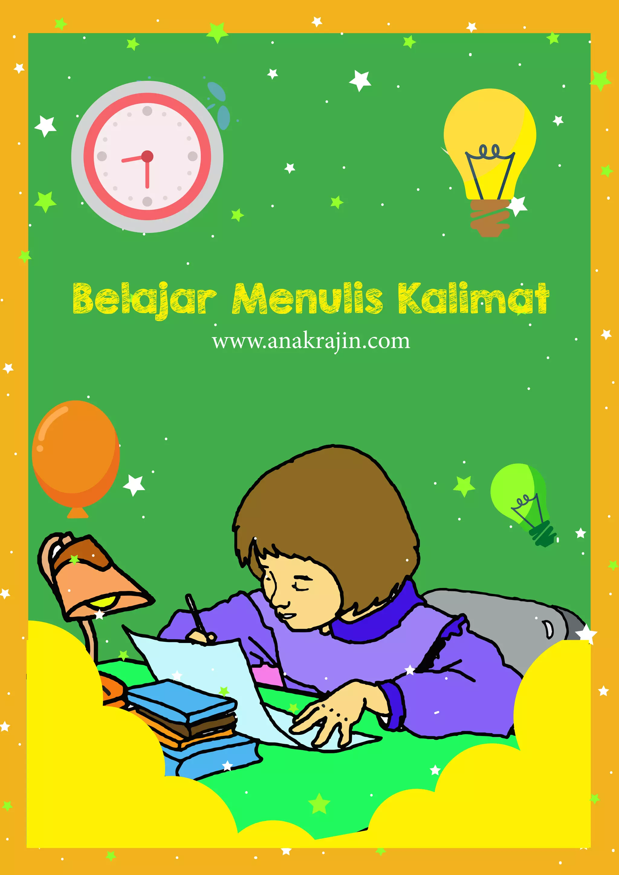 Belajar menulis-kalimat | PDF