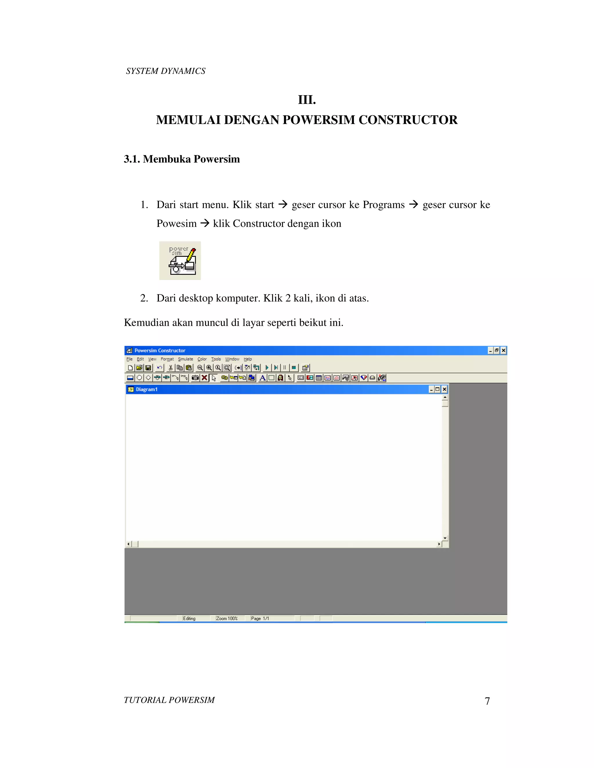 Belajar powersim-constructor | PDF