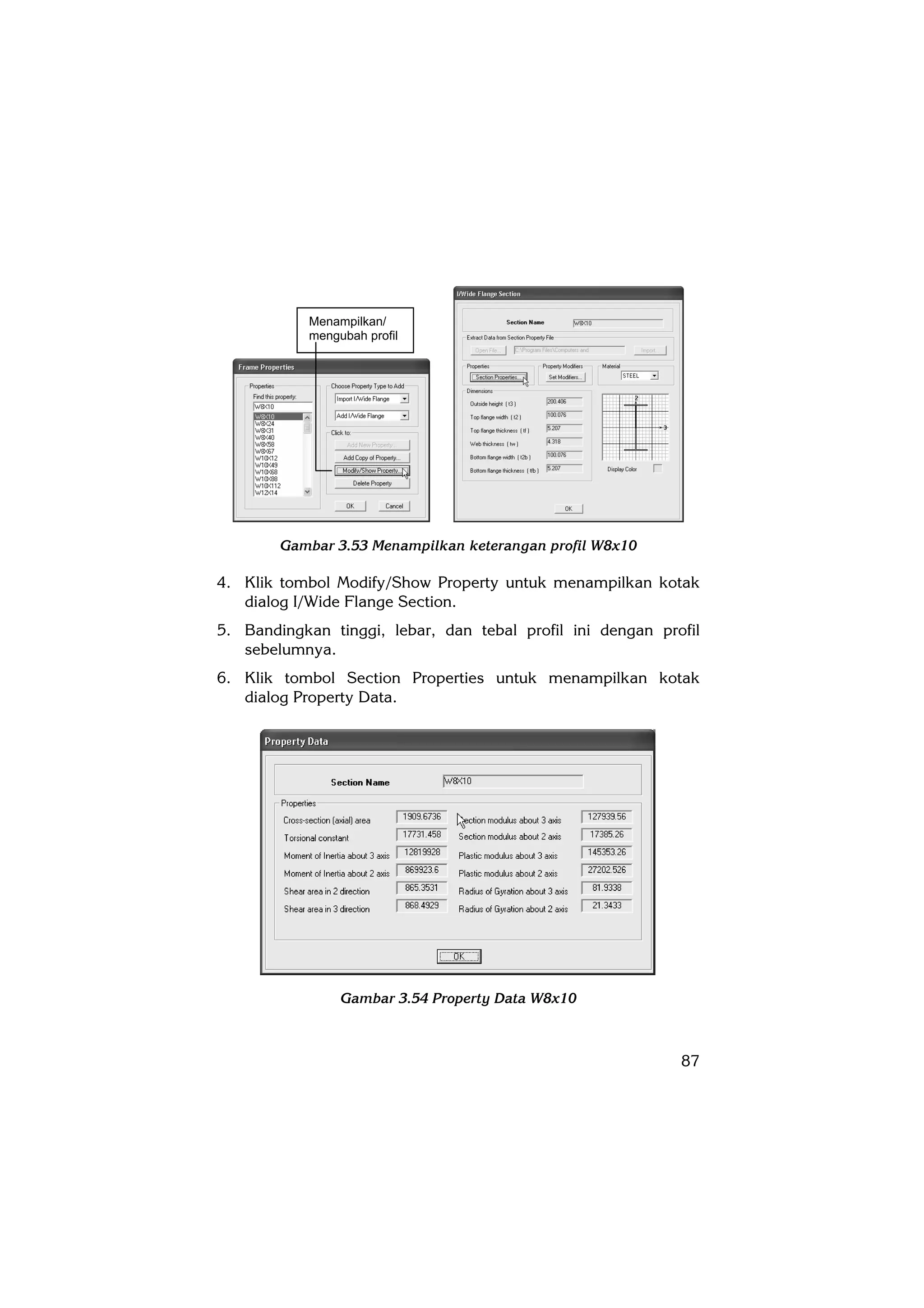 Belajar sendiri-sap2000-versi-10 | PDF