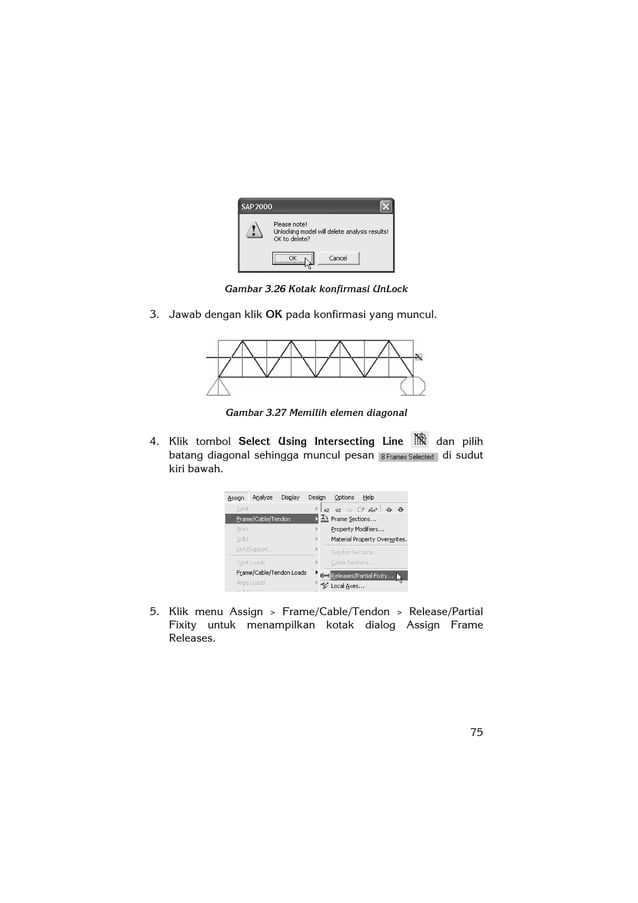 Belajar sendiri-sap2000-versi-10 | PDF