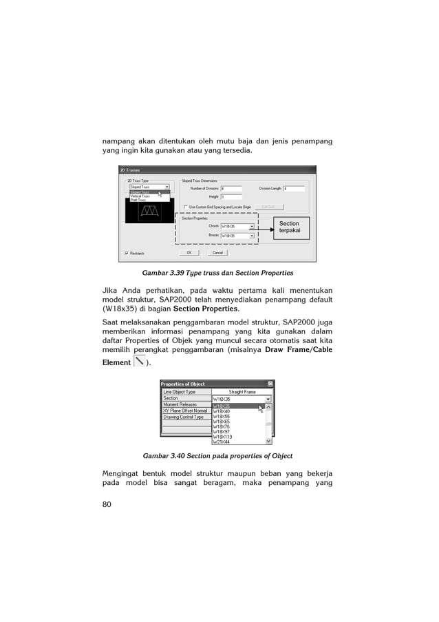 Belajar sendiri-sap2000-versi-10 | PDF